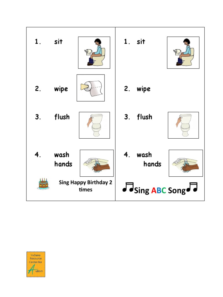 Bathroom Routine Visual | PDF | Art