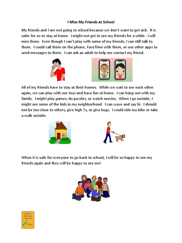 Missing School Friends | PDF | Self-Improvement | Wellness