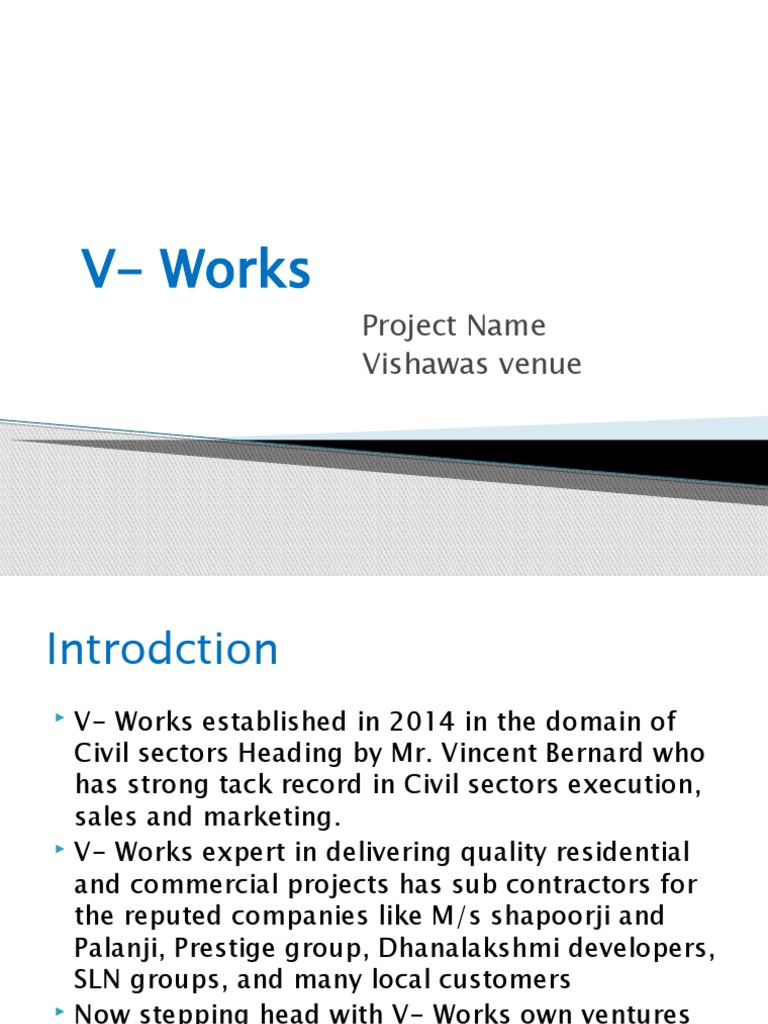 V-Works: Project Name Vishawas Venue | PDF | Economies | Business