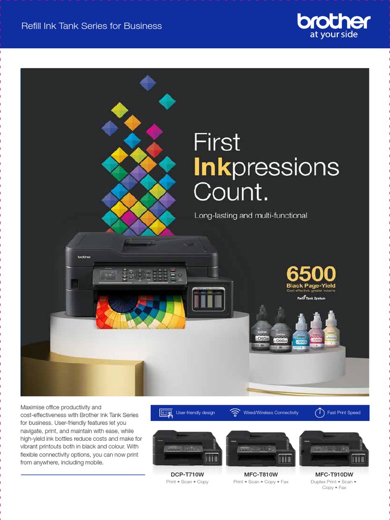 Brother Business Leaflet | PDF | Image Scanner | Fax