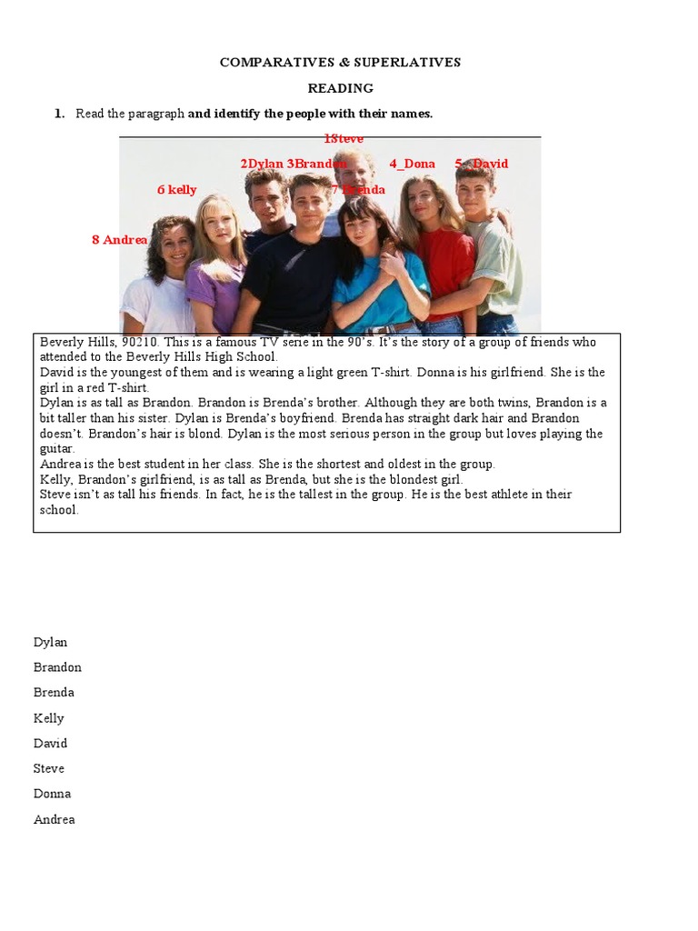 Reading-Comparatives and Superlatives | PDF