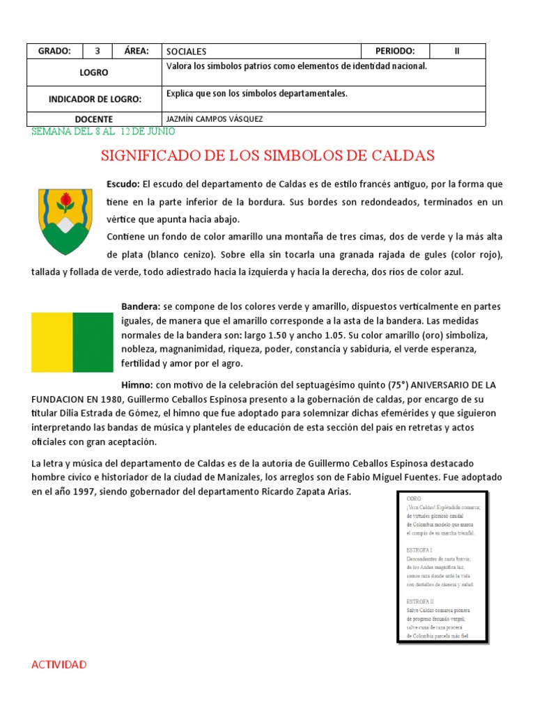 Clase de Sociales | PDF | Los símbolos