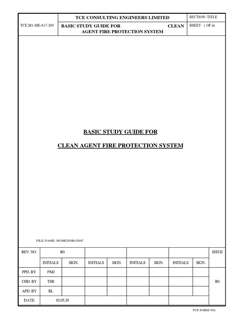 Clean Agent Fire Protection System | PDF | Fires | Oil Refinery