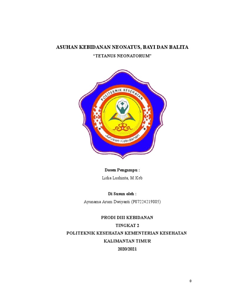 Askeb Neo (Tetanus Neonatorum) | PDF
