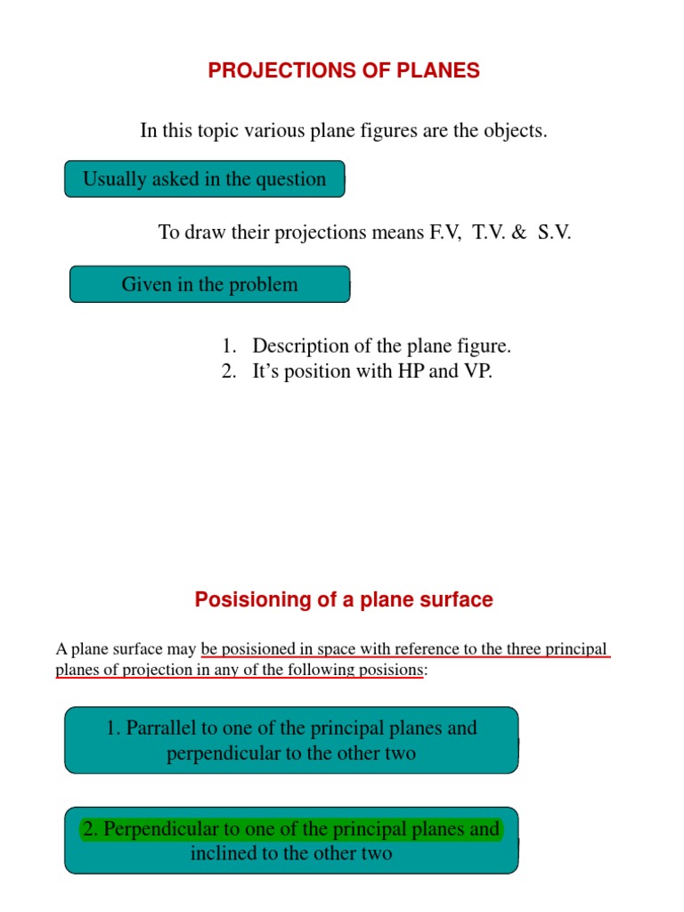 5 1 Presentation Plane | PDF | Geometric Shapes | Triangle