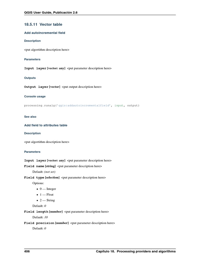 Qgis 3 | PDF | Parameter (Computer Programming) | Command Line Interface