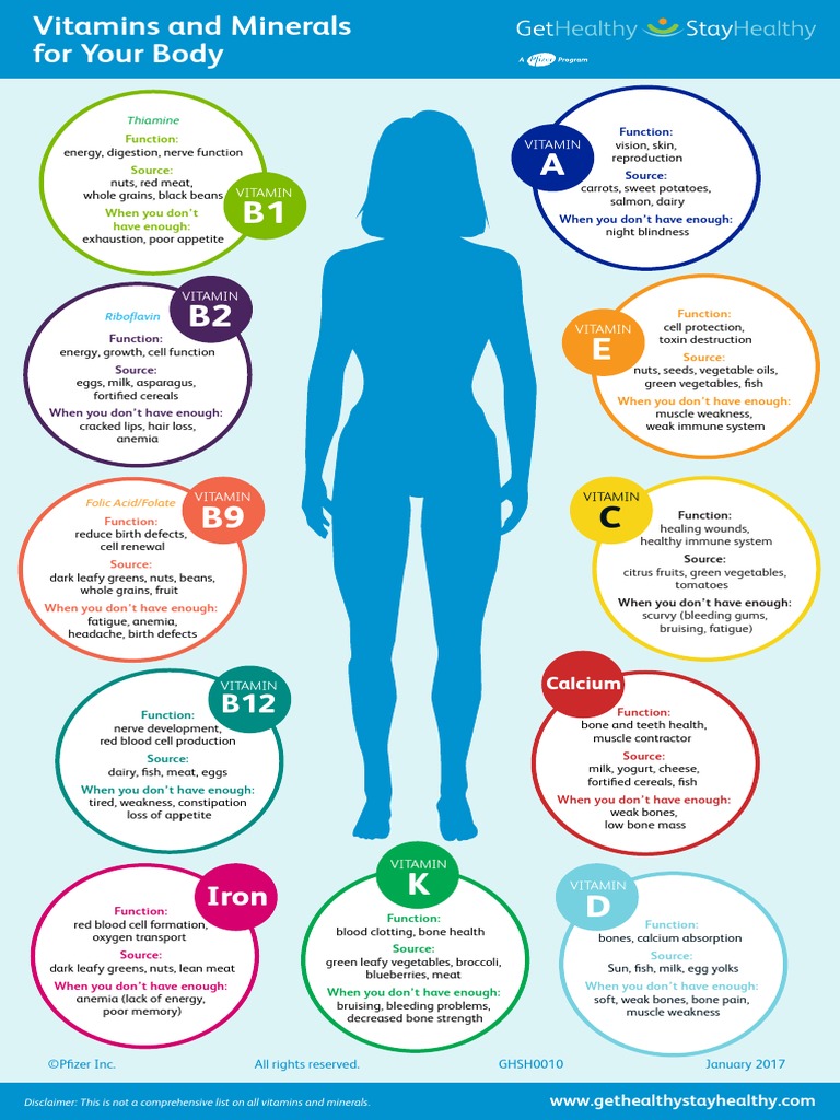 Infographic Vitamins | PDF | Vitamin | Vegetables