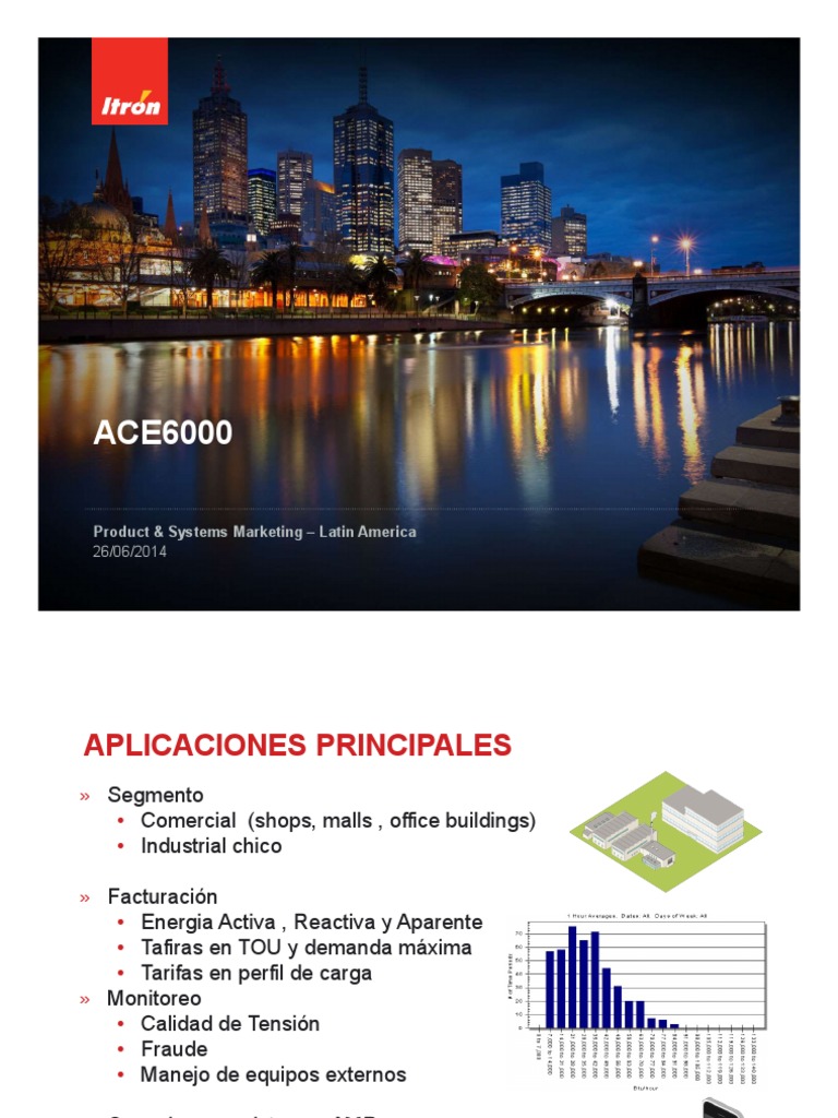 Ficha Tecnica Medidores Itrón Ace6000 | PDF | Energia electrica ...