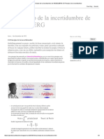 Principio de Incertidumbre de Heisenberg | PDF | Principio de incertidumbre | Mecánica cuántica