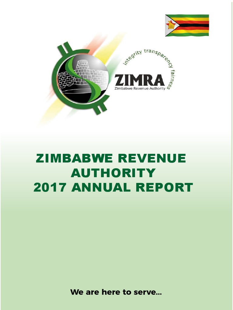 ZIMRA 2017 Annual Report Overview | PDF | Taxes | Economic Growth