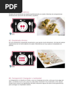 Técnicas de Emplatado Gourmet | PDF | Caramelo | Salsa