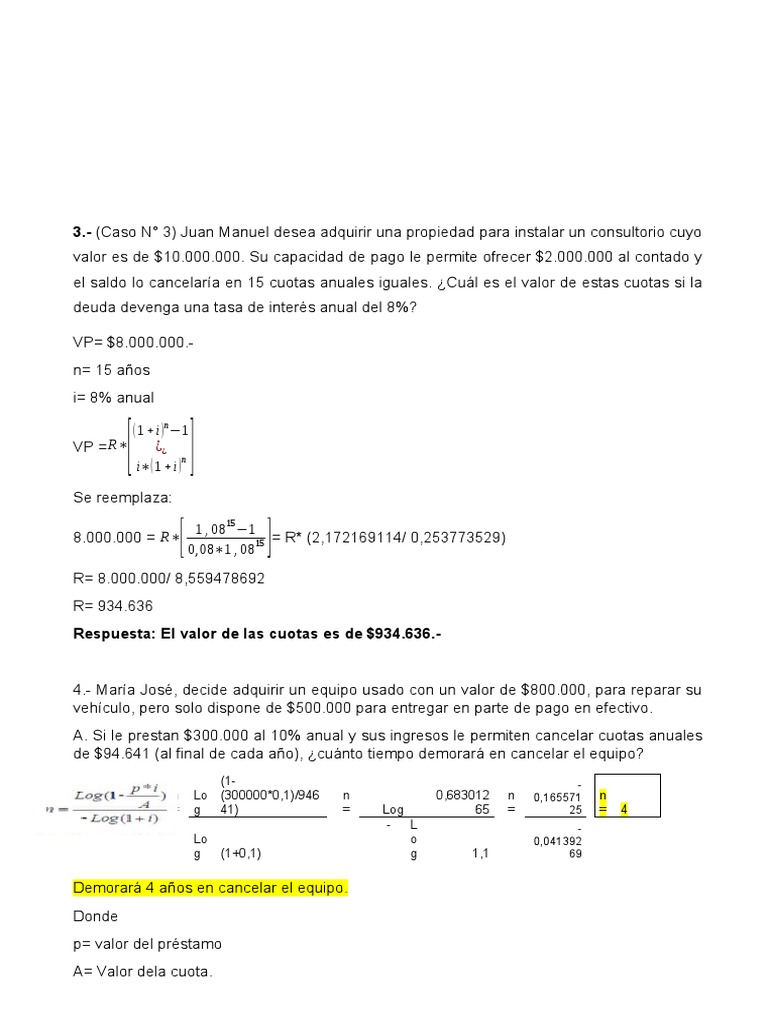 PAUTA CORRECCIÓN EJERCICIO 3, 4 y 8 | PDF | Economias | Economía (general)