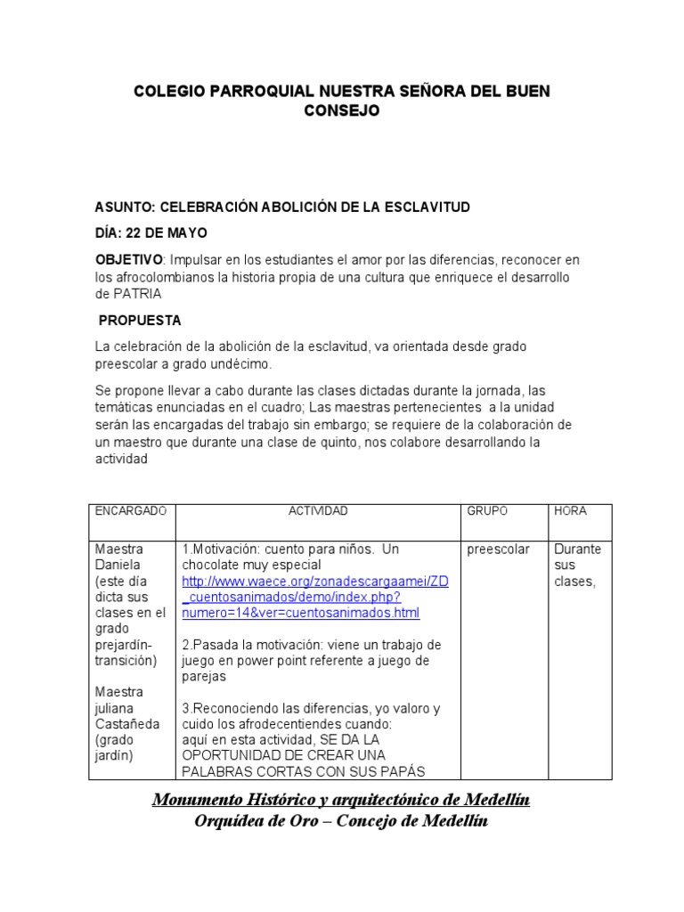 Abolición de La Esclavitud | PDF | Esclavitud | Colombia