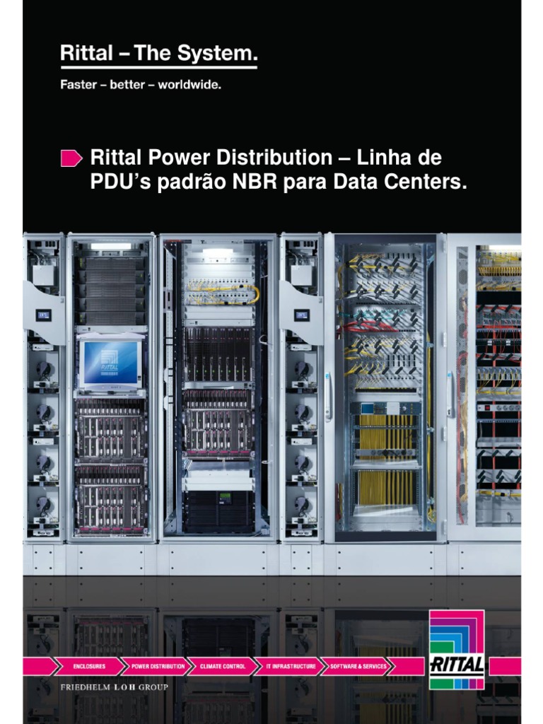 Nova linha de PDUs Rittal padrão NBR para alimentação de equipamentos ...