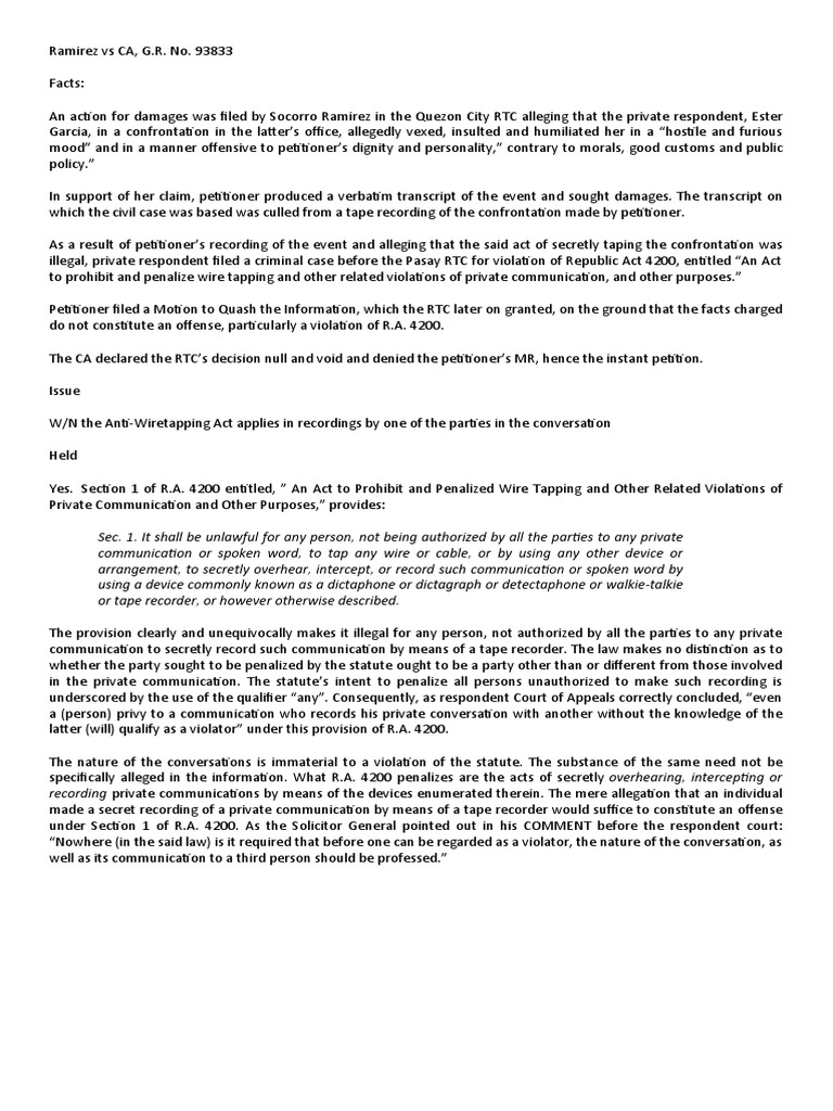 One Party Consent is Not Enough: The Anti-Wiretapping Act Applies to ...