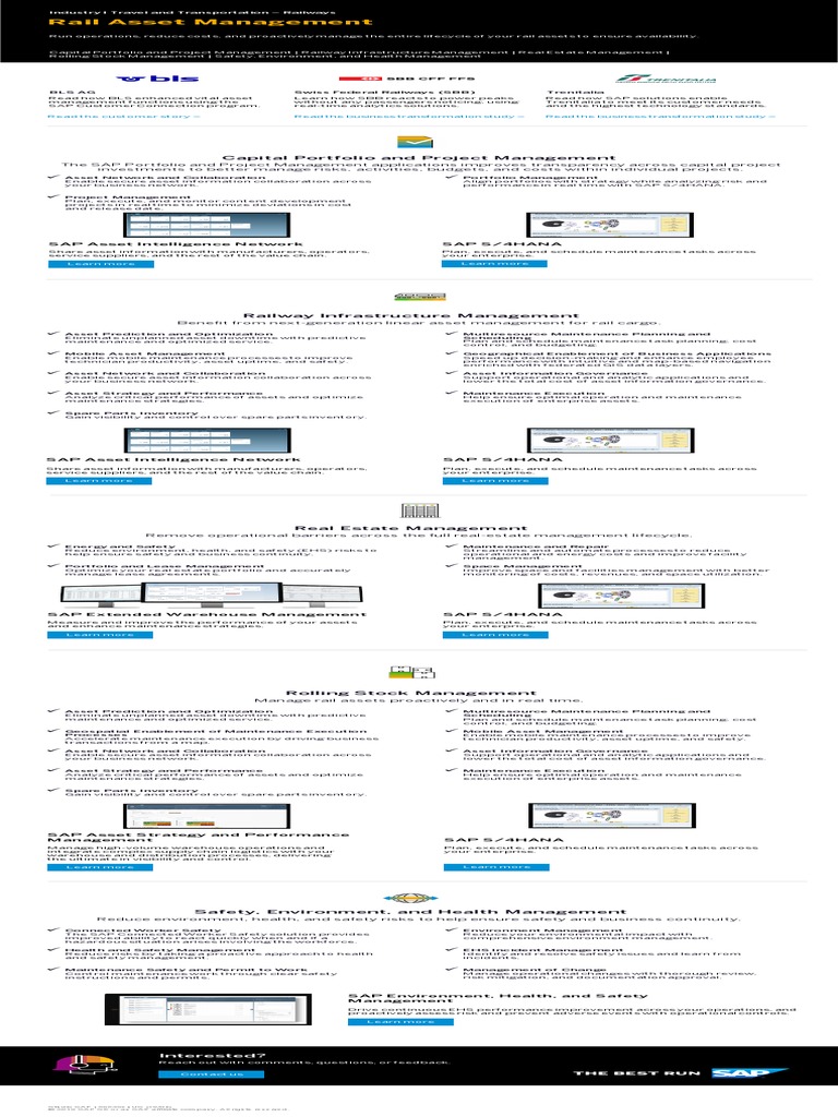 Railways - Rail Asset Management | PDF | Rail Transport | Project ...