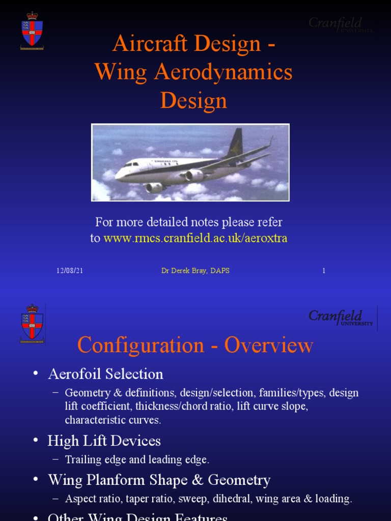 Wing Aerodynamics and Design Principles | PDF | Nature | Flap (Aeronautics)
