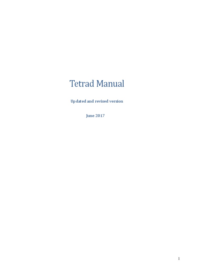 Revised Tetrad Manual-JUNE-2017 PDF | PDF | Vertex (Graph Theory ...