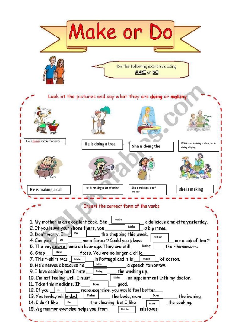 Collocation Do and Make | PDF