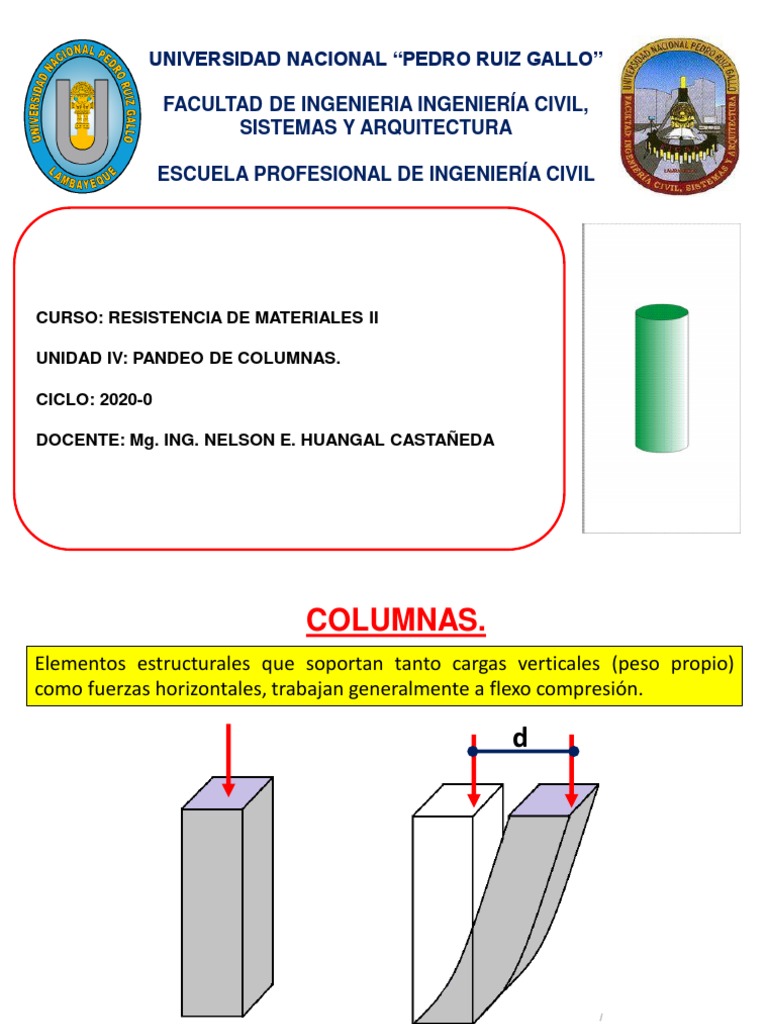 Pandeo de Columnas PDF | PDF | Pandeo | Columna