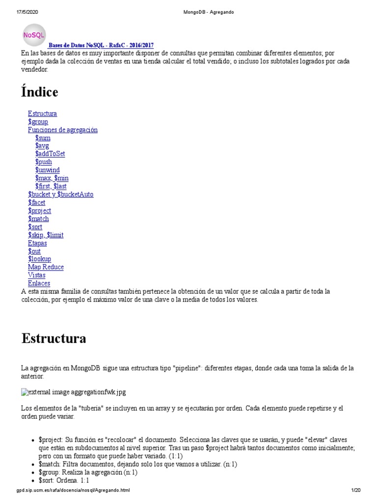 Ejercicios MongoDB Practica PDF | PDF | Mongo Db | Tecnologías de la información
