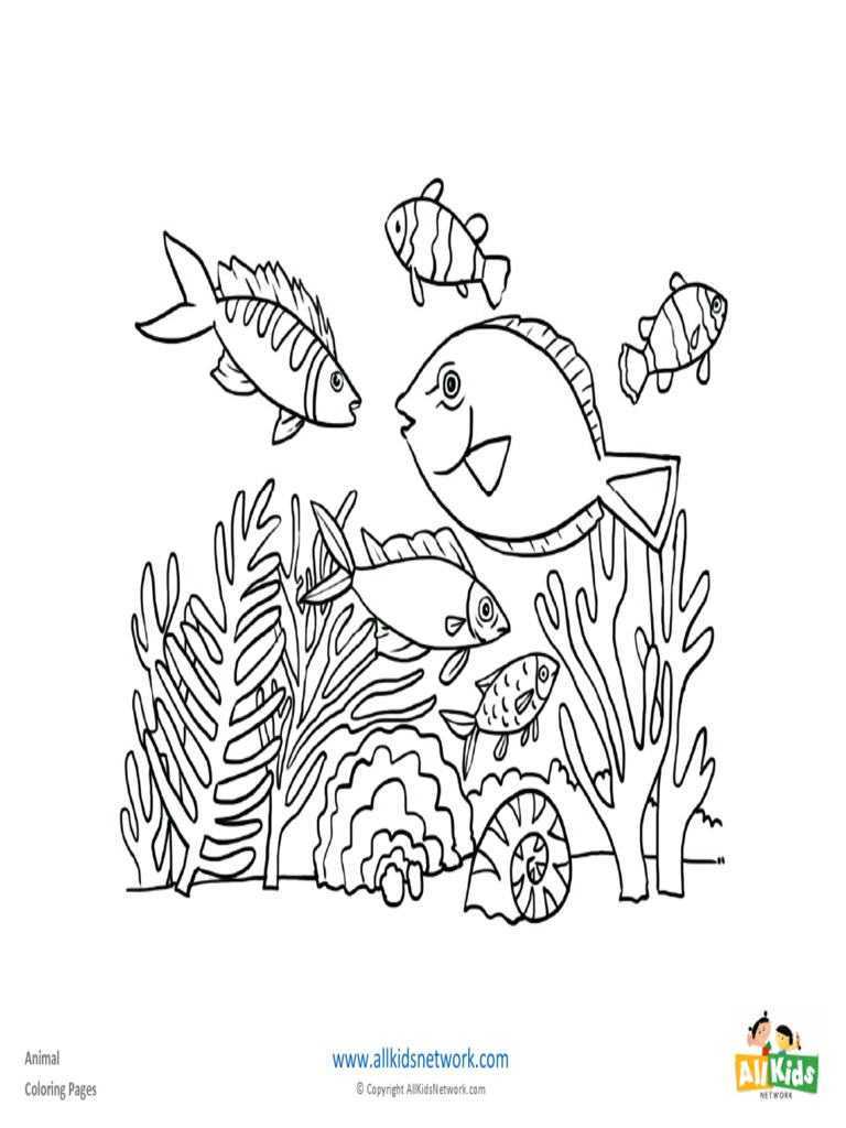 Fish Coloring Page | PDF