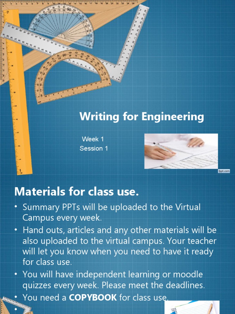 Writing For Engineering: Week 1 Session 1 | PDF | Idea | Cognitive Science