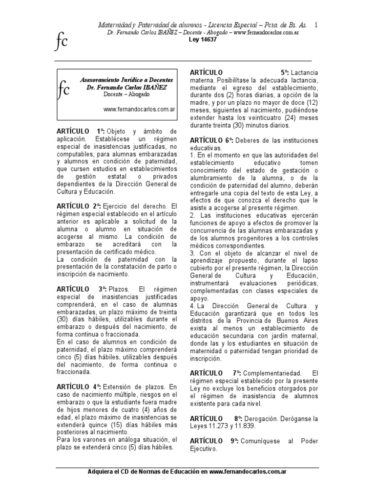 02 14637 Alumna Embarazada Licencia Especial Doc1 PDF | PDF | Inclusión (Educación) | El embarazo