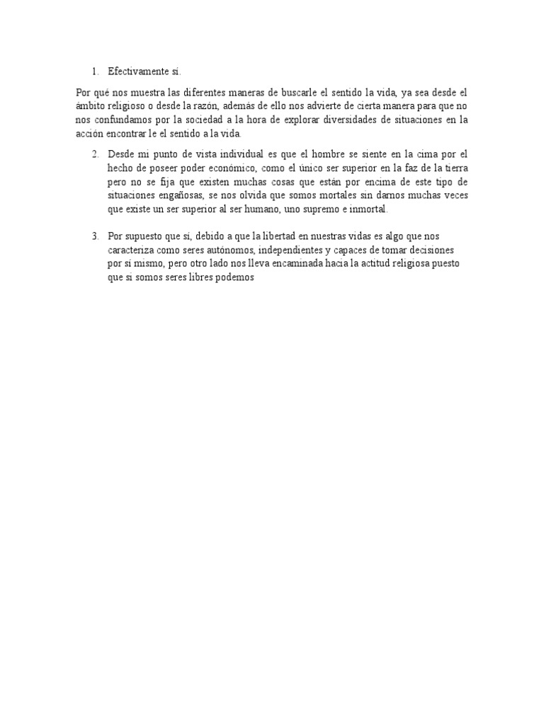 Efectivamente Sí | PDF