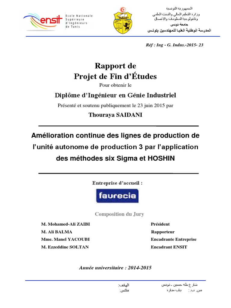 Rapport Pfe Version Finale | PDF | Industries | Fabrication et ingénierie