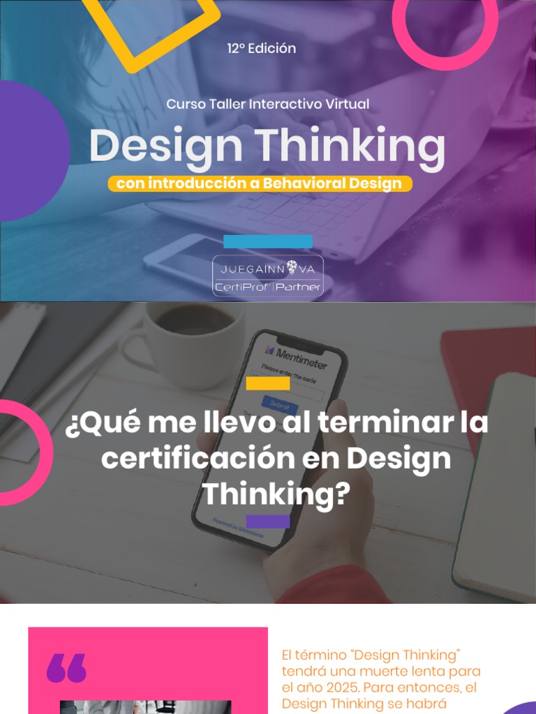 Curso Design Thinking | PDF | Diseño | Cognición