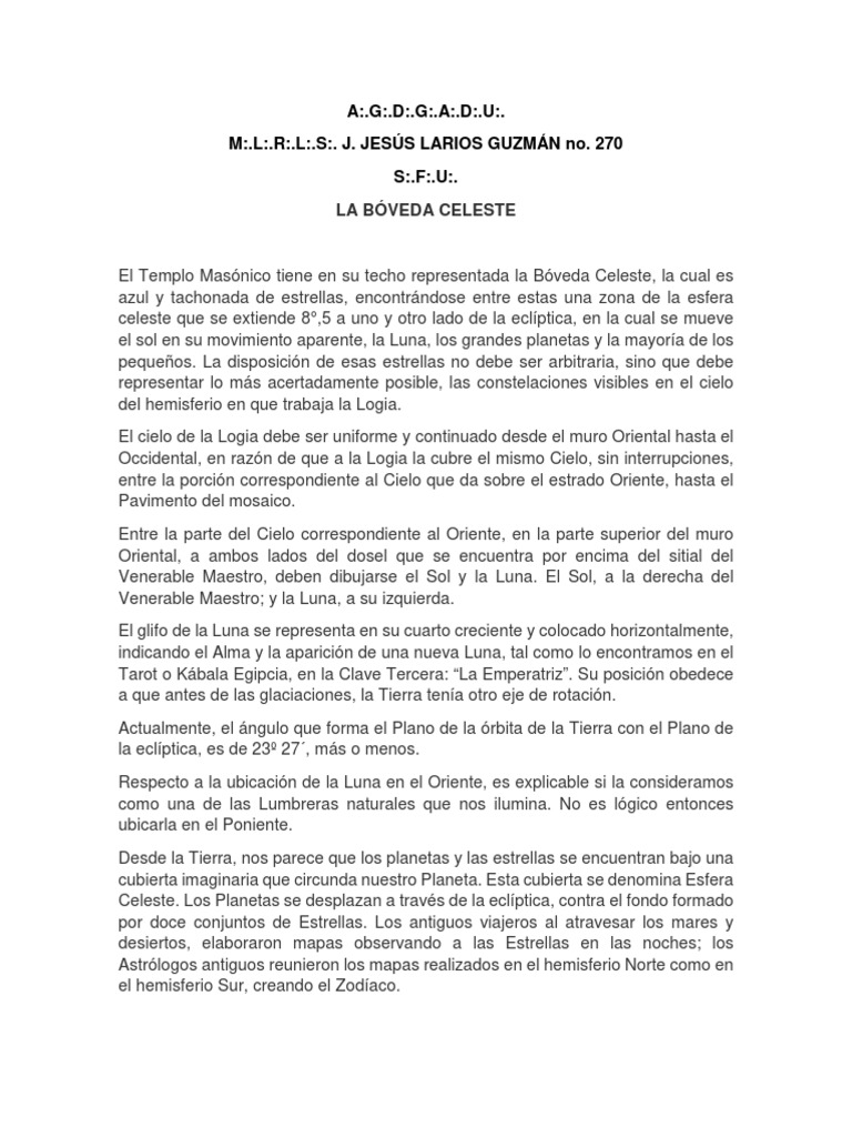 La Boveda Celeste | PDF | Zodíaco | Astronomía