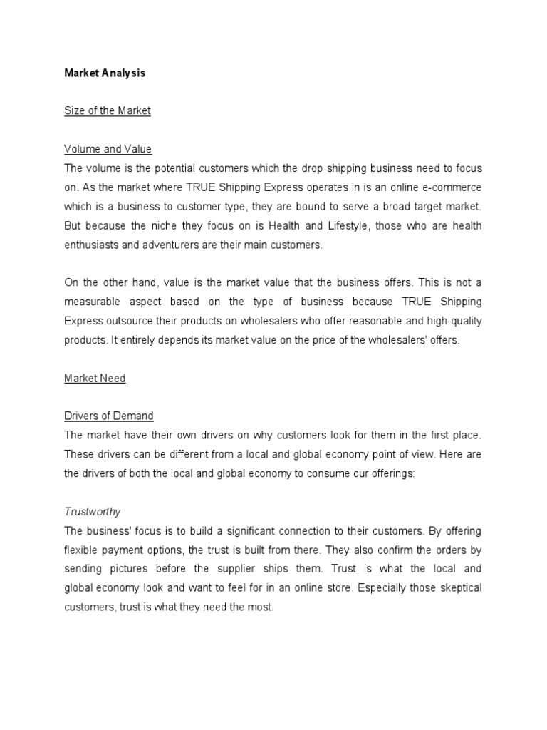 Market Analysis: Trustworthy | PDF