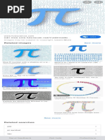 1 Million Digits of Pi on One Page | PDF | Pi | Complex Analysis