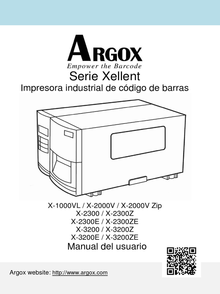 Manual de Usuario Impresora Argox X-3200 | PDF | Impresora (Computación ...