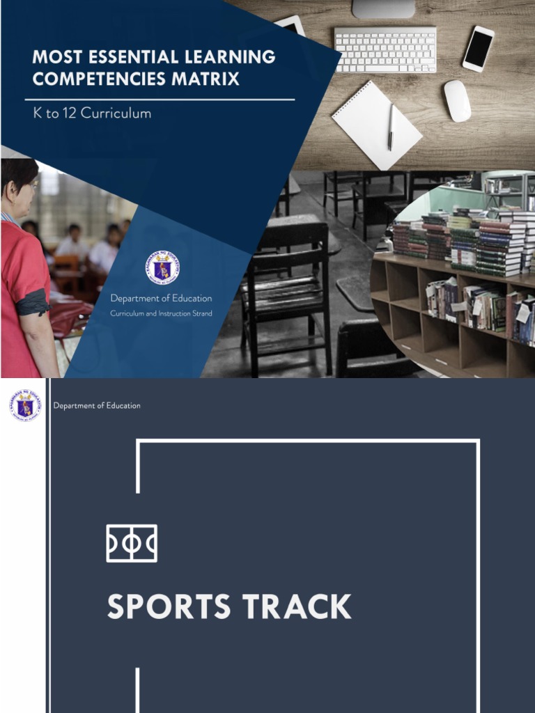 SHS SPORTS TRACK - Most-Essential-Learning-Competencies-Matrix | PDF ...