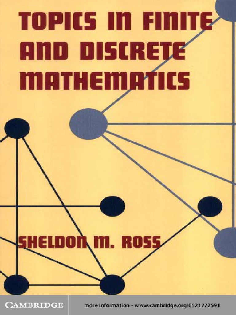 Topics in Finite and Discrete Mathematics - Sheldon M. Ross | PDF | Set ...