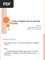 IUFD | PDF | Childbirth | Fetus