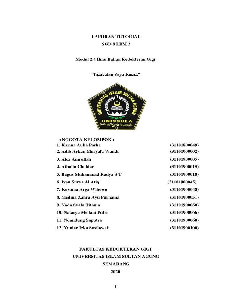 Laporan SGD 8 LBM 2 (2.4) | PDF