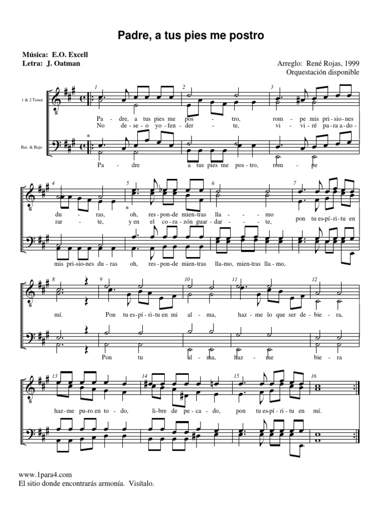 Padre, A Tus Pies Me Postro | PDF | Ocio | Deportes