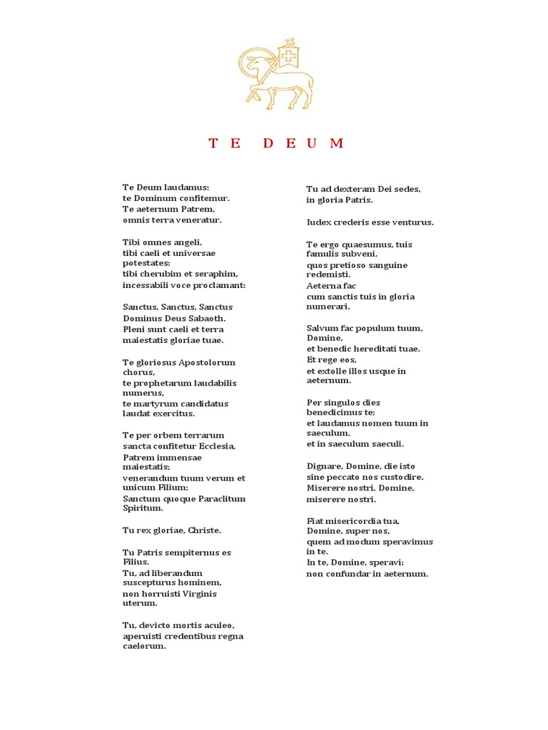Te Deum | PDF