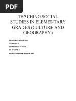 Teaching Social Studies in Elementary Grades | PDF | Learning | Curriculum