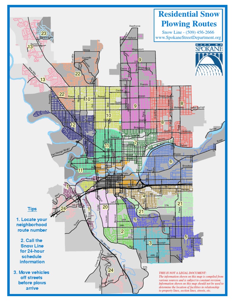 Snow Route Map | PDF