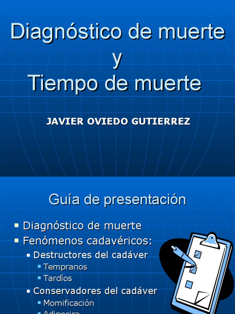 TANATOLOGIA PPT Cambios Post Mortem | PDF | Descomposición | Fisiología