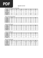 HLA Sizing Chart | PDF | Human Body | Fashion