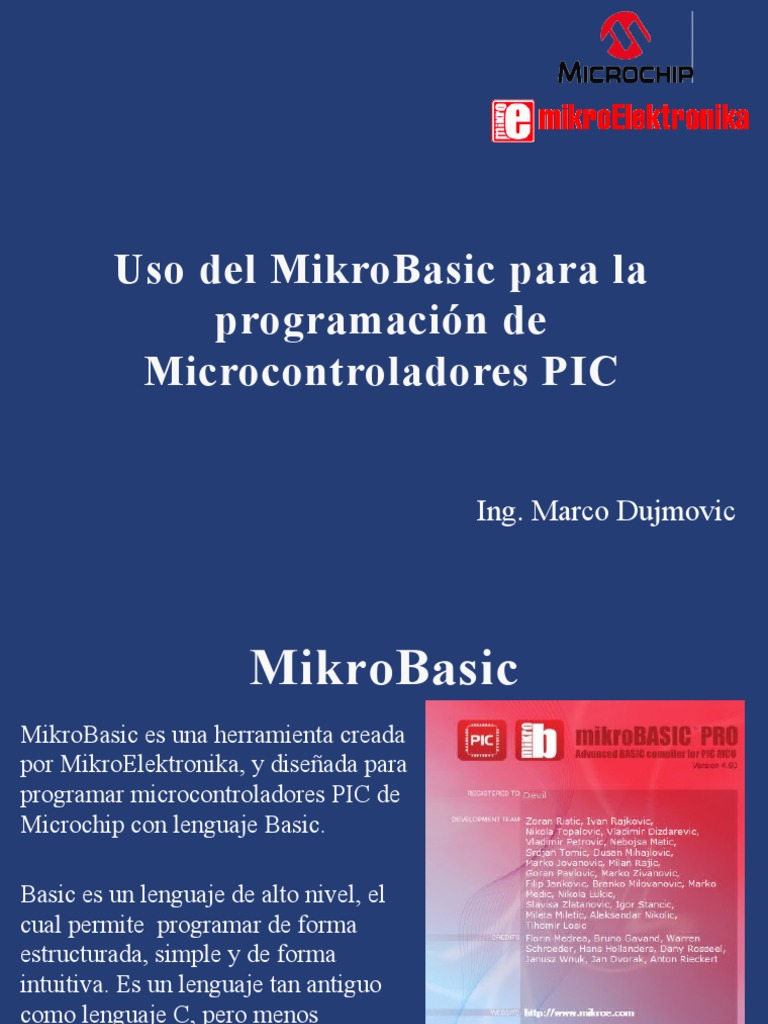 Mikrobasic para La Programación de PICs | PDF | Programación de computadoras | Ingeniería de ...