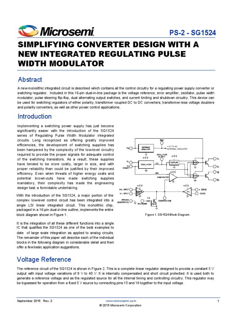 An ps-2 sg1524 Rev2 | PDF | Amplifier | Electronic Circuits