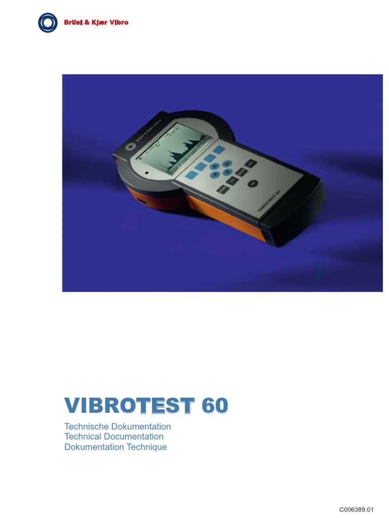 User Manual Vibrotest 60 PDF | PDF | Battery Charger | Menu (Computing)