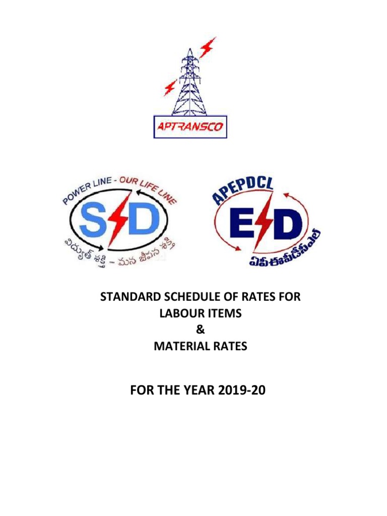 Draft Common SSR 2019-20 .01-11-2019 AP | PDF | Insulator (Electricity ...