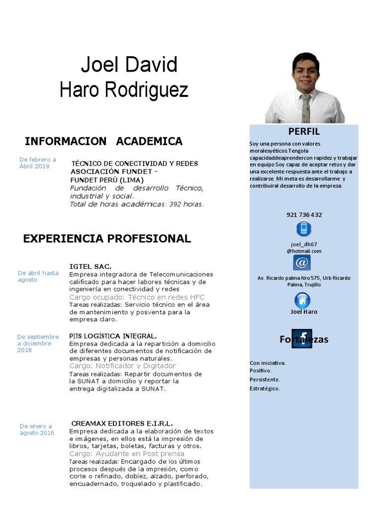 Curriculum Joel | PDF | Informática y tecnología de la información | Science